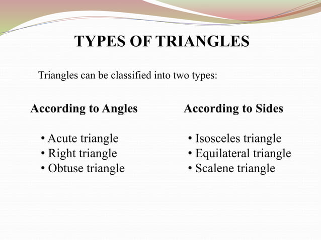 Types of Triangles (Ed. Tech.) | PPTX