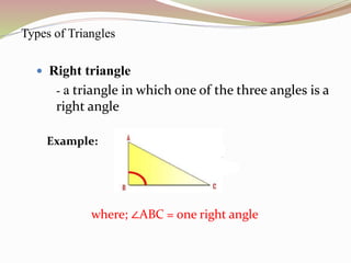 Types of Triangles (Ed. Tech.) | PPTX