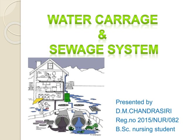 water carriage and sewage system | PPTX