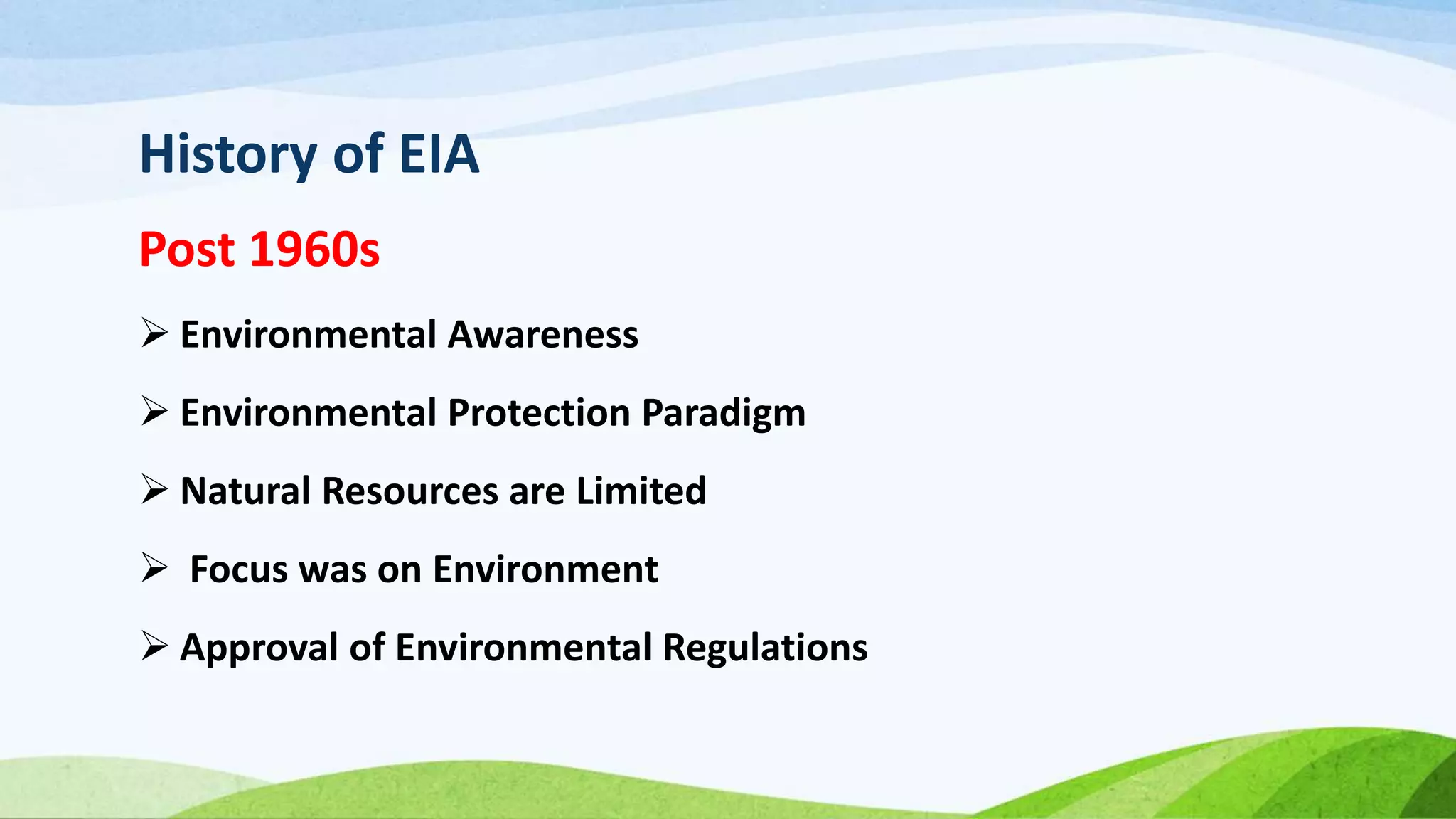 Environmental impact assessment and Initial Environmental Examination ...