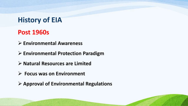 Environmental impact assessment and Initial Environmental Examination ...