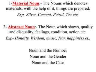 Definition of Noun & Pronoun | PPTX