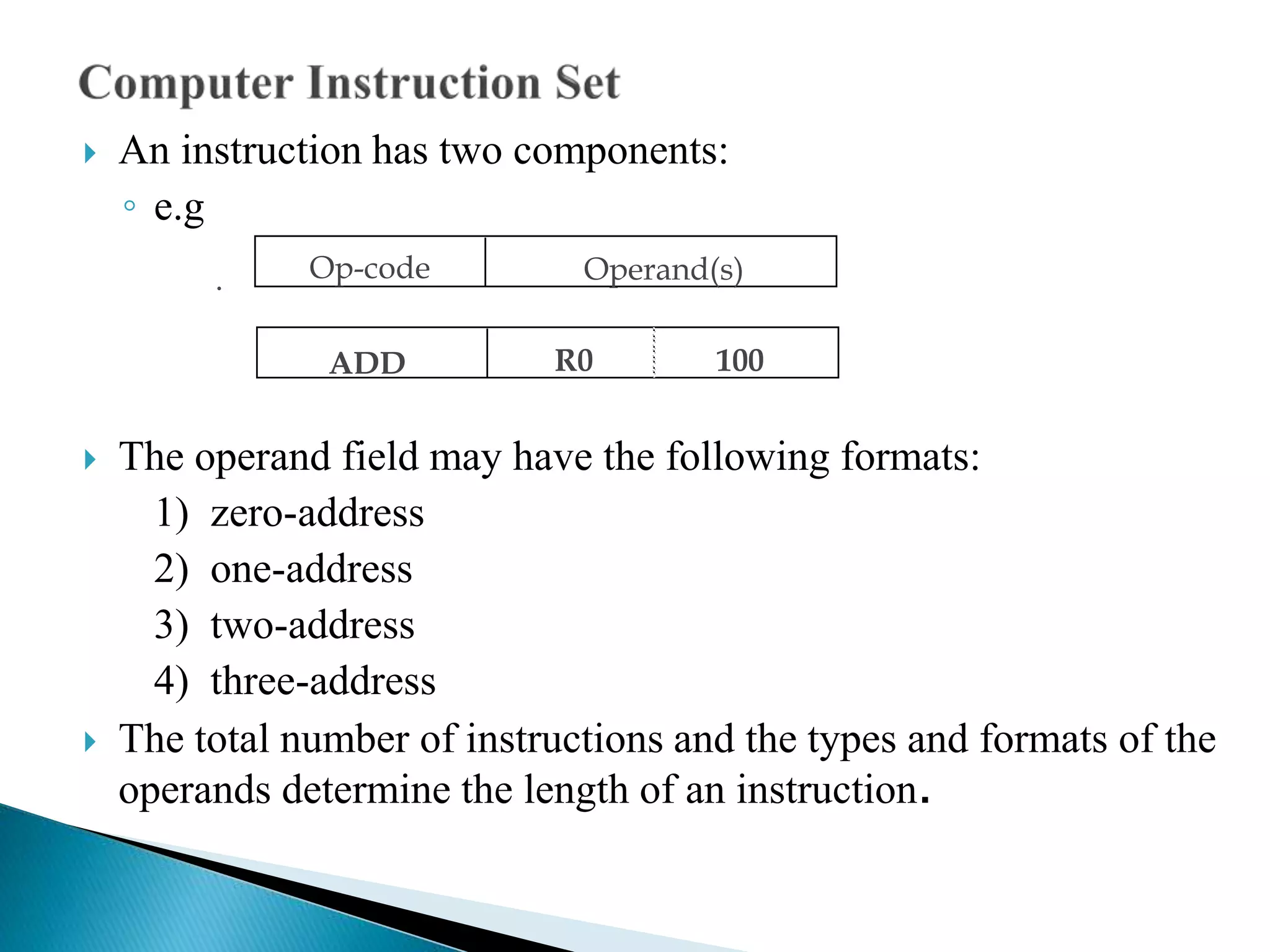 Instruction codes | PPTX