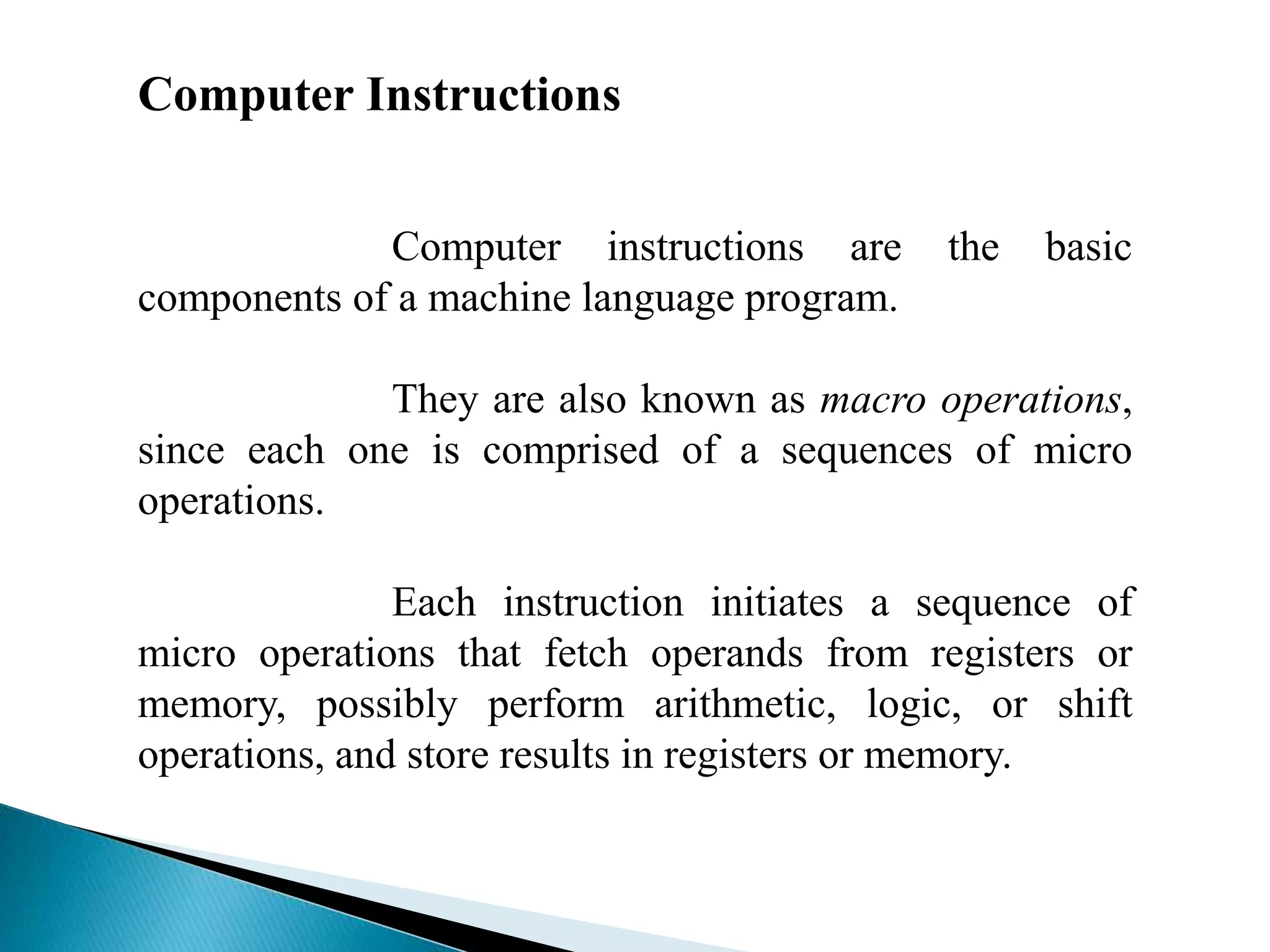 Instruction codes | PPTX