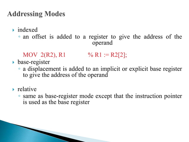 Instruction codes | PPTX
