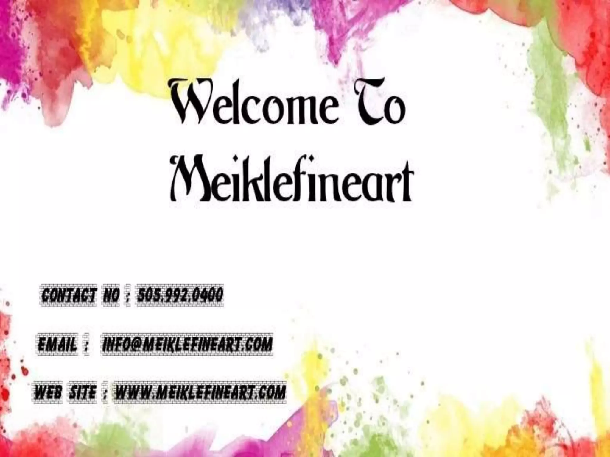 Barbara Meikle Fine Art Videos Artist and Artists Biography | PPTX