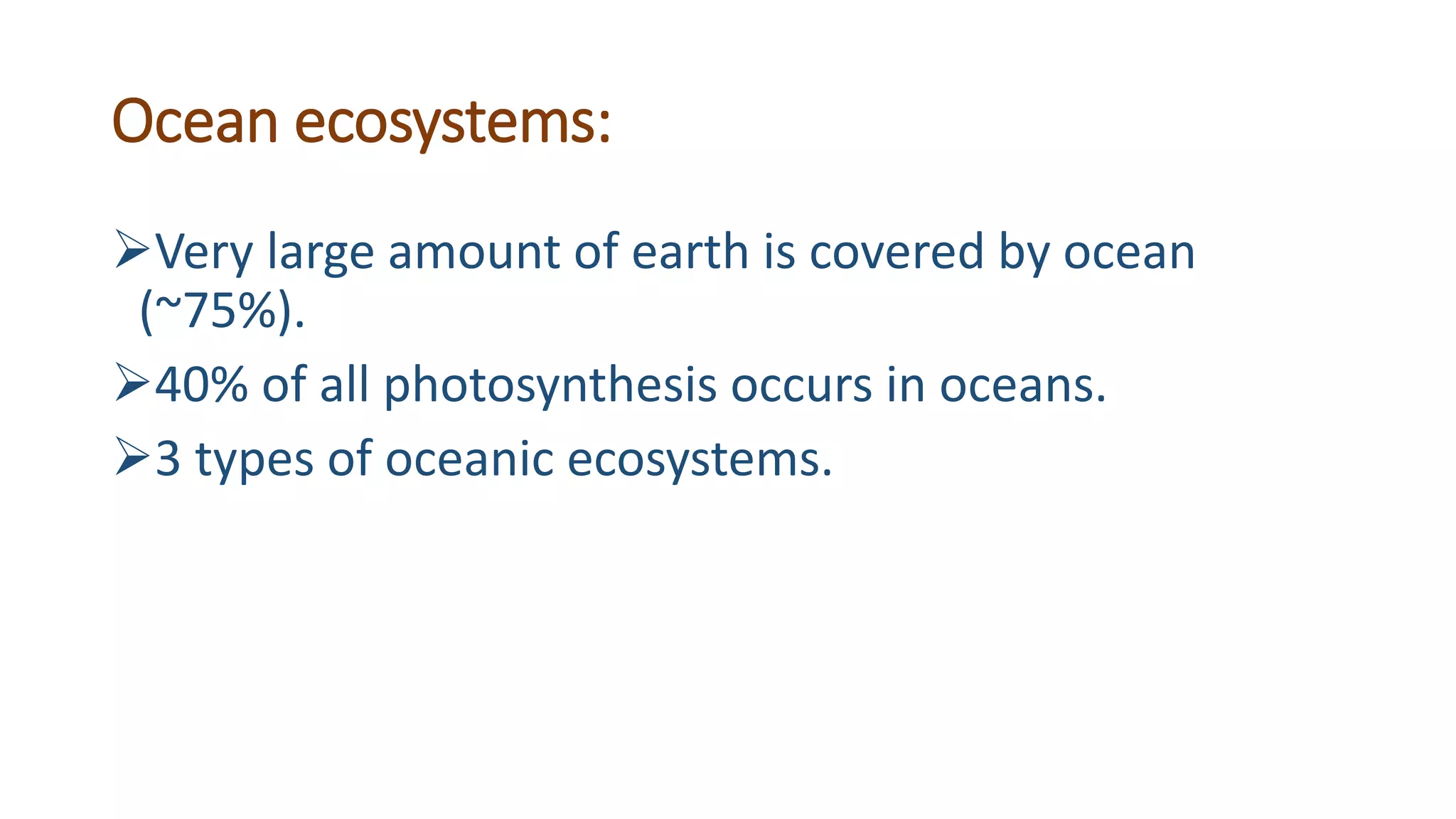 Types of Ecosystem | PPTX