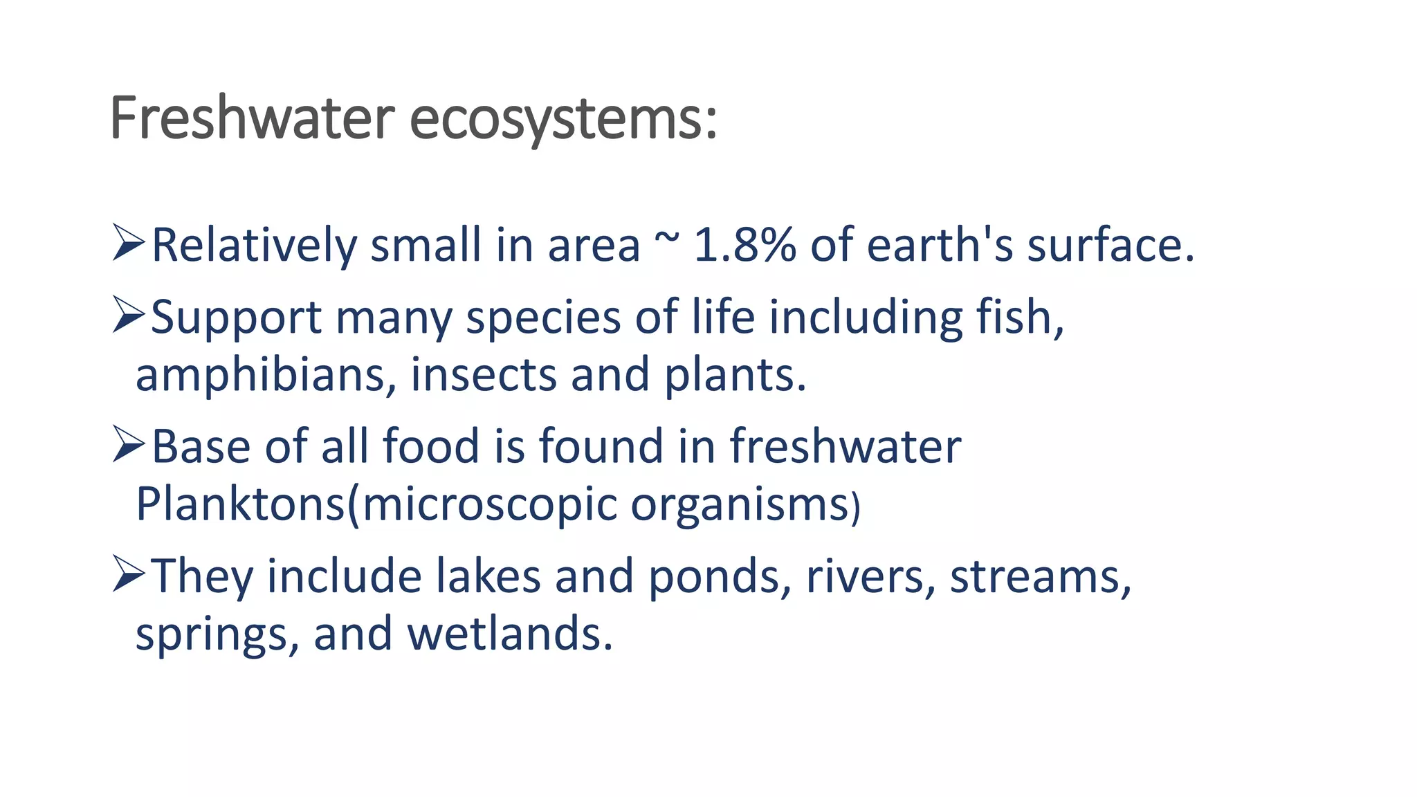 Types of Ecosystem | PPTX