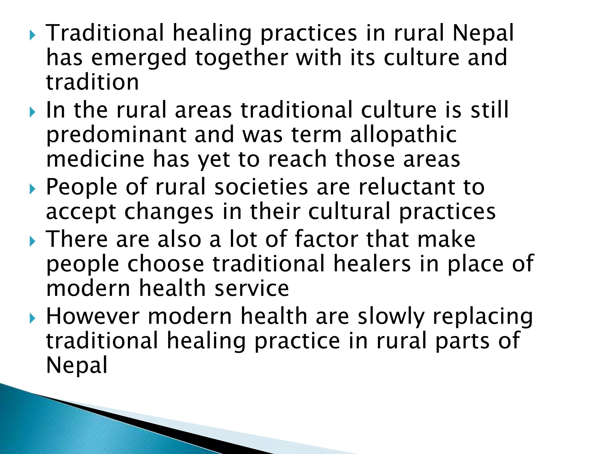 indigenous healers in nepal | PPTX