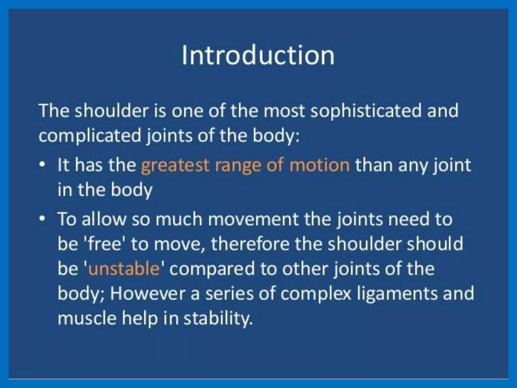 Presentation1.pptx. shoulder joint. | PPT | Free Download
