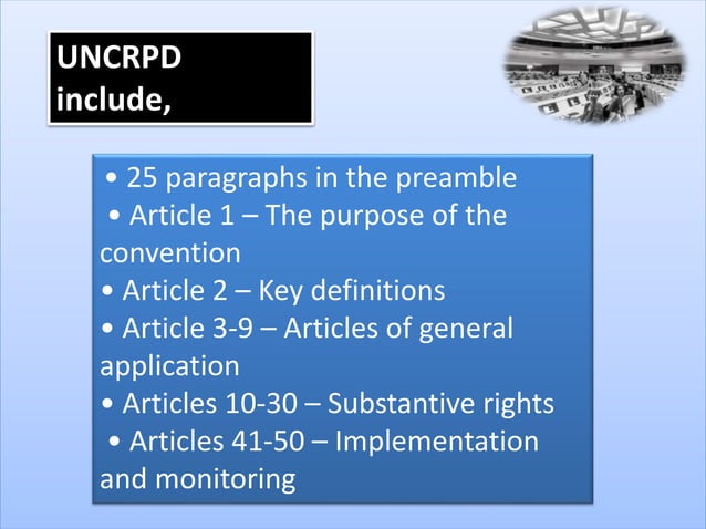 UNCRPD | PPTX | Special Needs Kids | Parenting