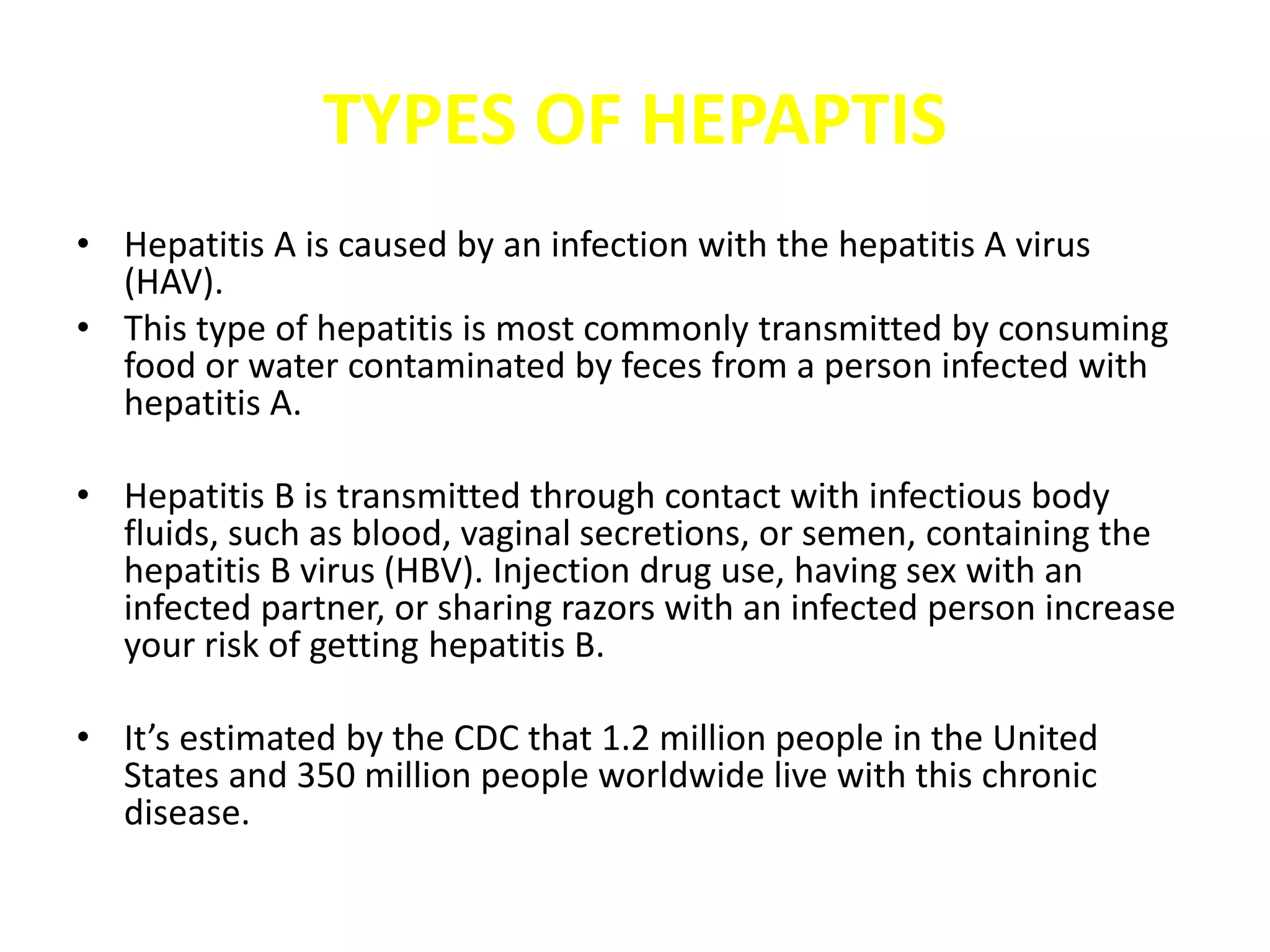 hepatitis | PPTX