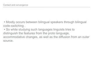 Contact and Convergence | PPT