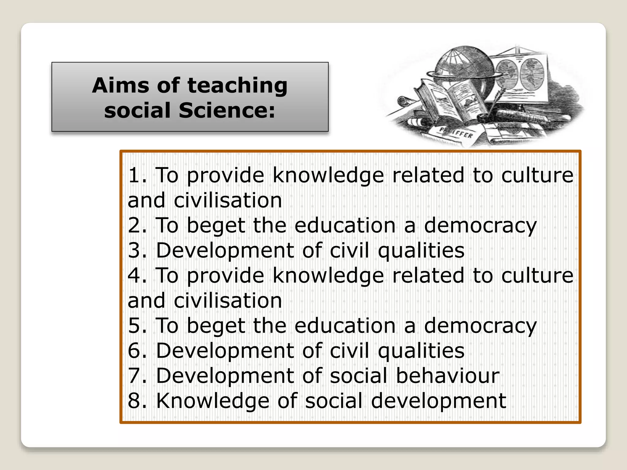 IMPORTANCE OF SOCIAL SCIENCE | PPTX