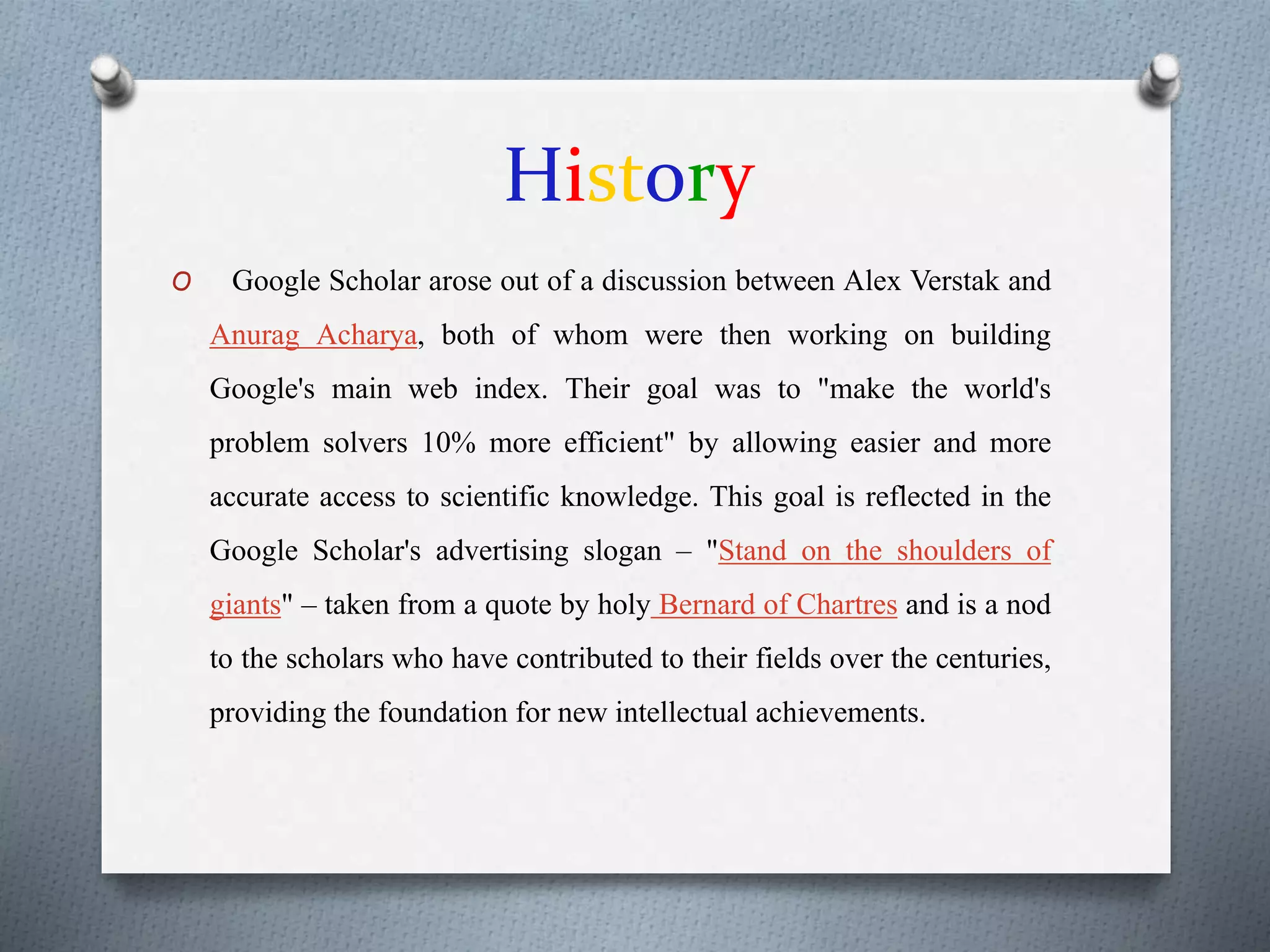 Scholarly Search Engines( Google Scholar) | PPTX