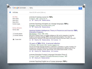 Scholarly Search Engines( Google Scholar) | PPTX