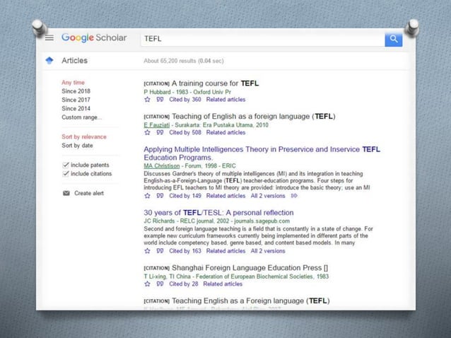 Scholarly Search Engines( Google Scholar) | PPTX