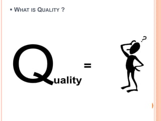 QUALITY BY DESIGN | PPTX