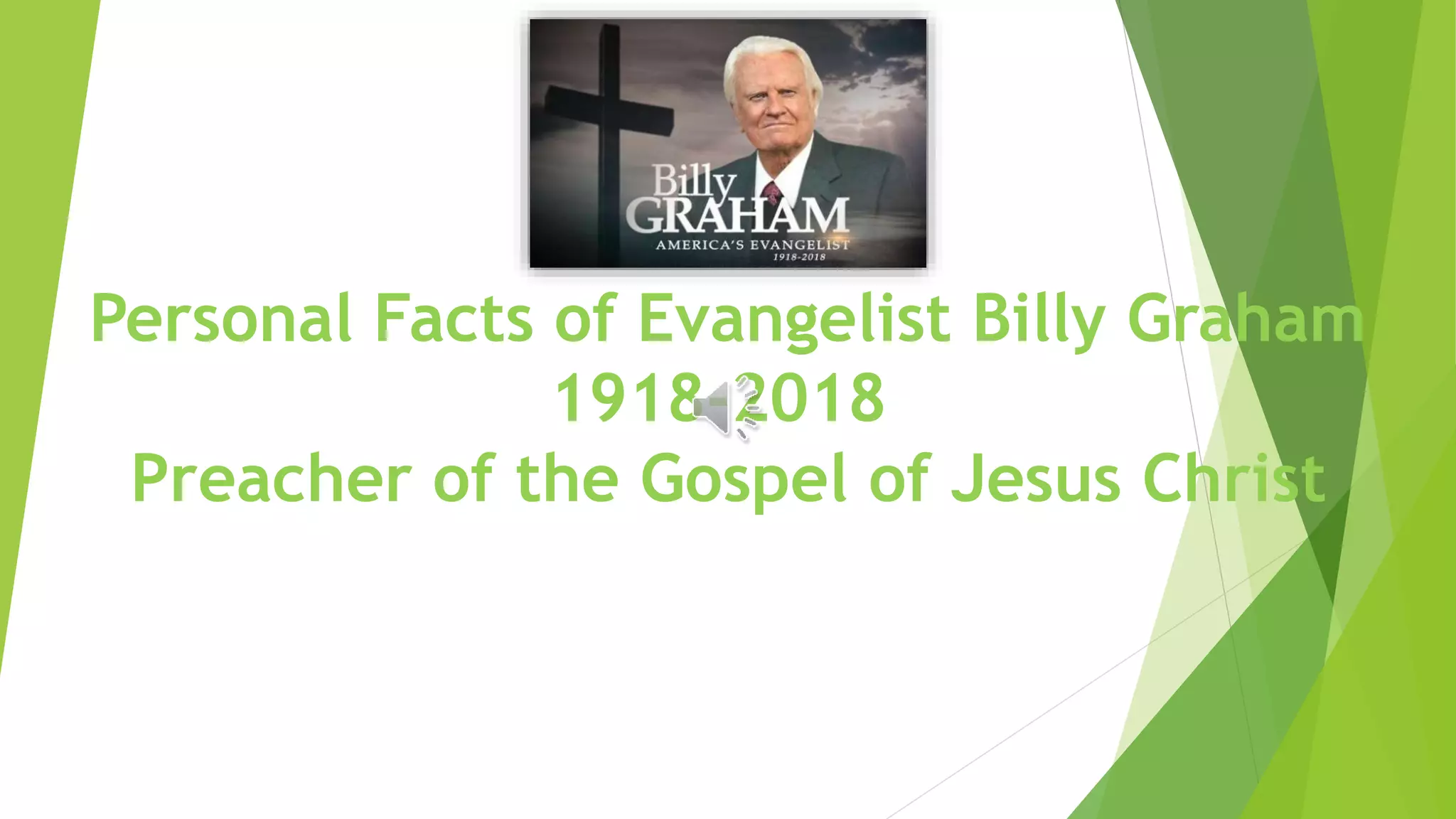 Personal Facts of Billy Graham | PPTX | Christianity | Religion ...