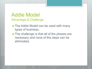 Addie & Dick and Carey Model | PPT