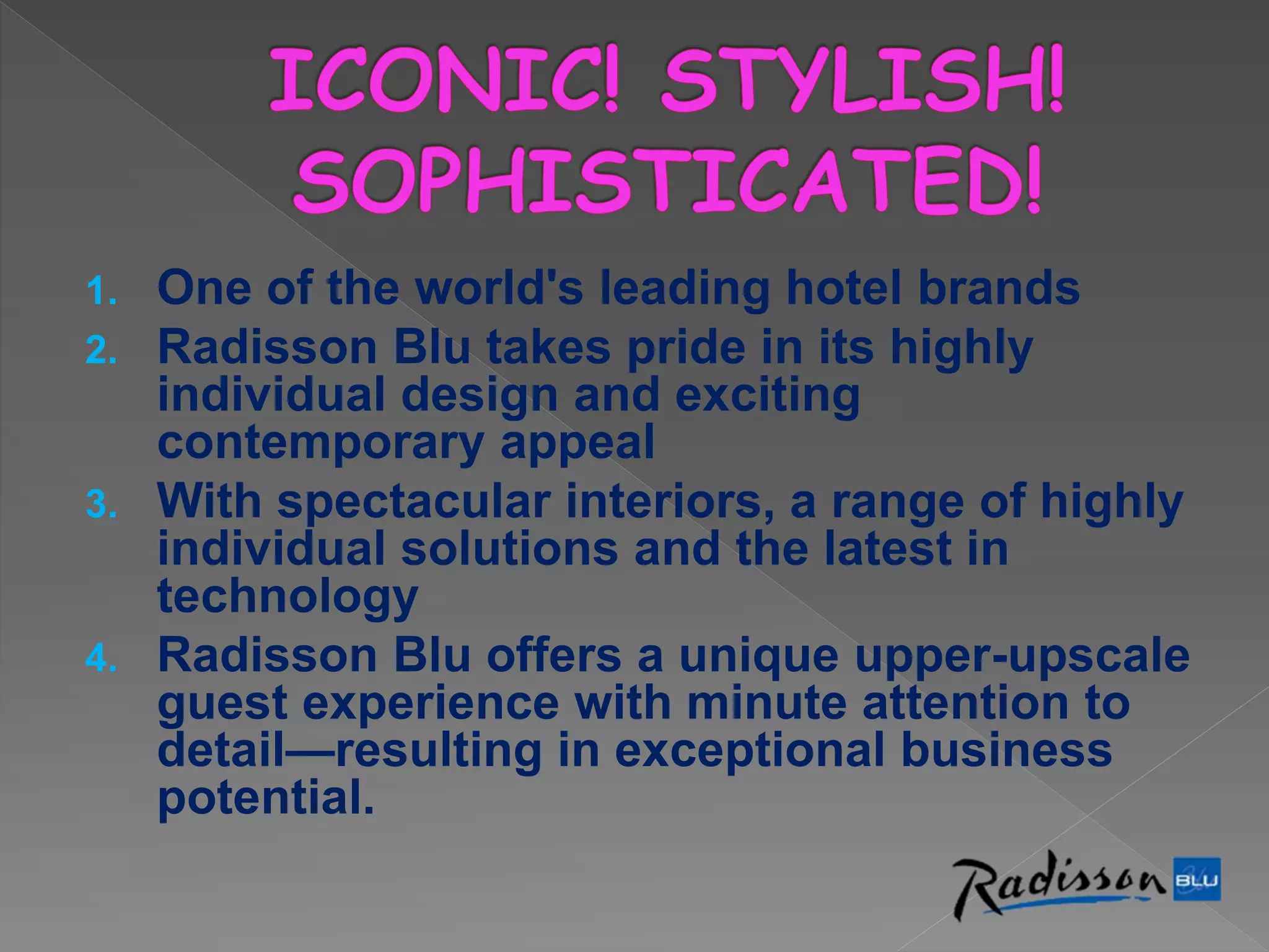 a case study on radisson blue hotel | PPTX