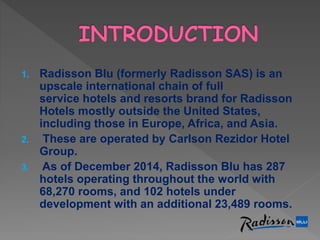 a case study on radisson blue hotel | PPTX