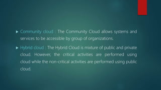 Intoduction of cloud computing | PPT