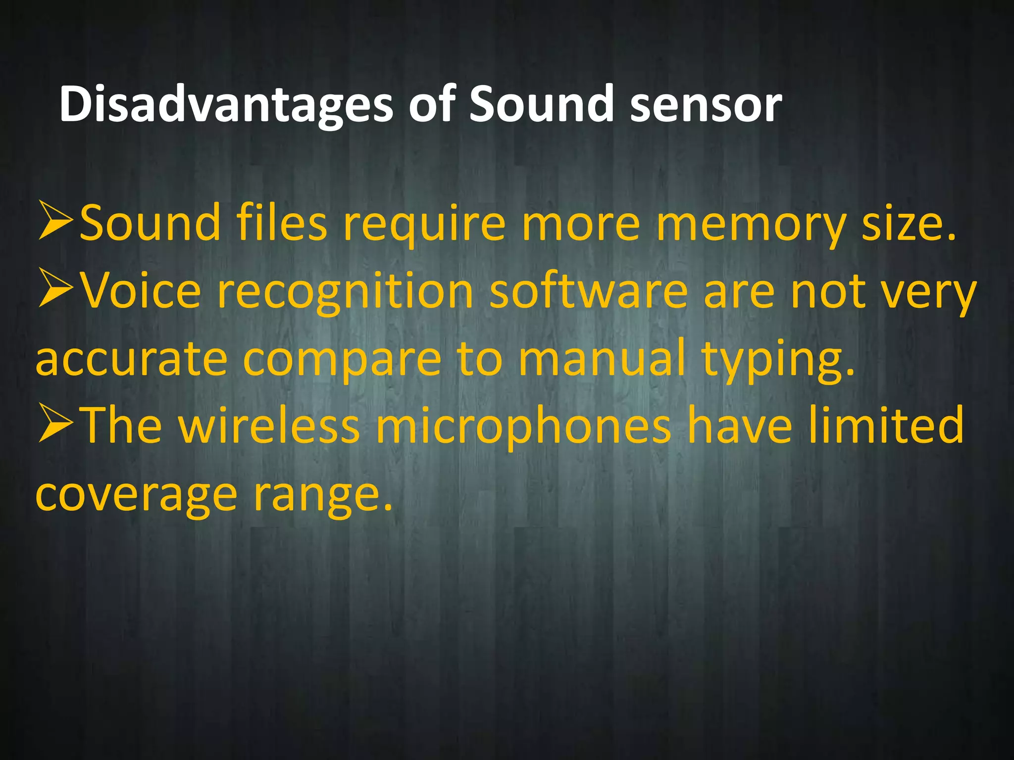 sound sensor | PPTX