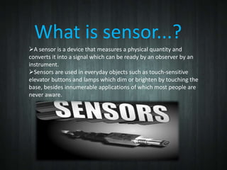 sound sensor | PPTX