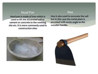 construction tools | PPTX