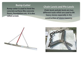 construction tools | PPTX