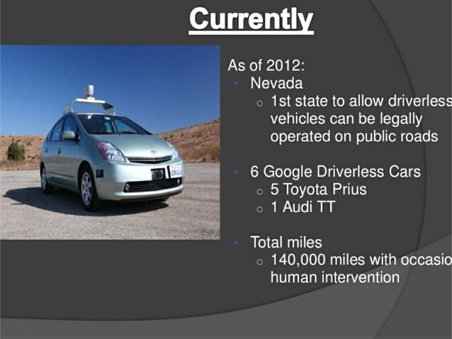 Autonomous vehicle ppt | PDF