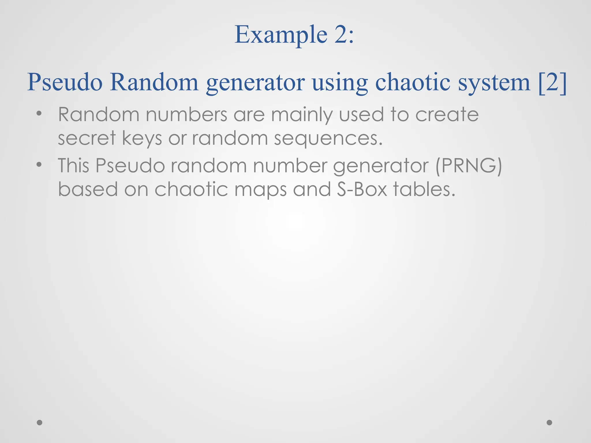 chaos based cryptography - cryptographic | PPTX