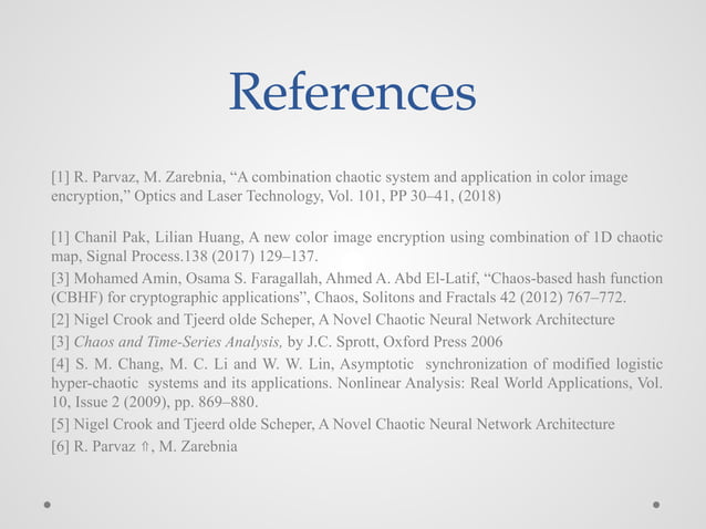chaos based cryptography - cryptographic | PPTX