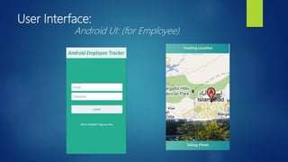 presentation on Android Employee tracker (Requirement gathering). | PPTX