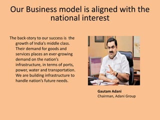 Adani group strategies | PPTX