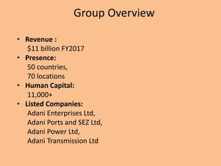 Adani group strategies | PPTX