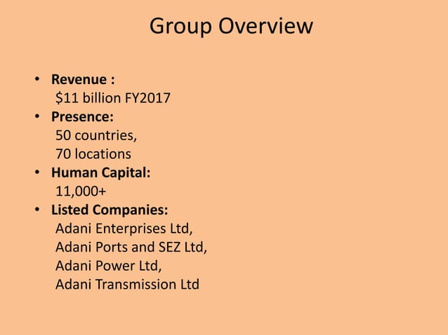 Adani group strategies | PPTX | Power and Energy Industry | Industries