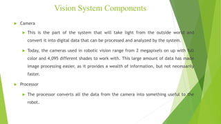 Vision System and its application,Problems | PPTX