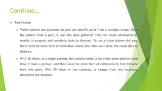 Vision System and its application,Problems | PPTX