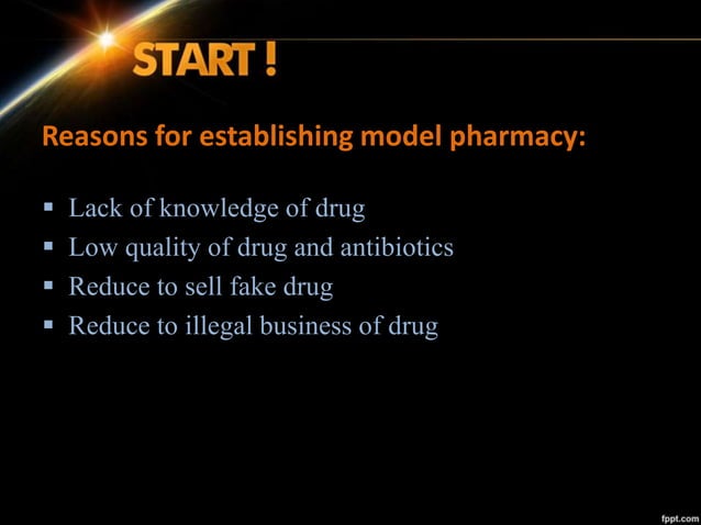 Model Pharmacy and its prospect in future | PPT