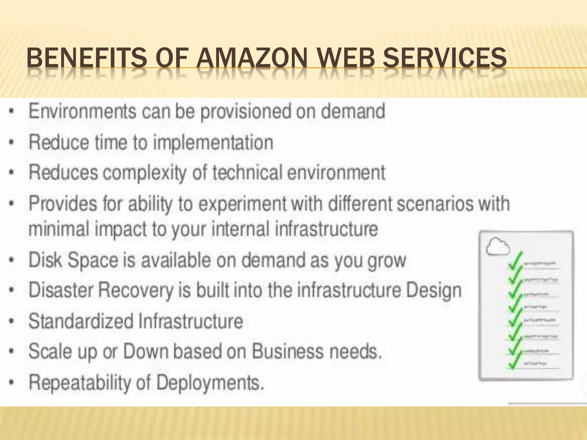 Amazon Web Services (Database) | PPTX | Databases | Computer Software and Applications