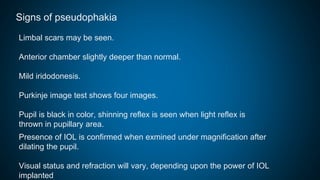 Pseudophakia | PPTX