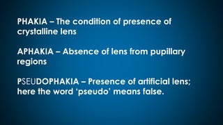 Pseudophakia | PPTX
