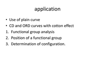 Molecular dissymmetry and chiroptical properties | PPTX