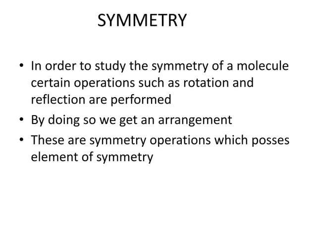 Molecular dissymmetry and chiroptical properties | PPTX | Chemistry ...