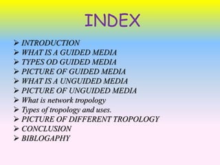 guided and unguided media | PPTX
