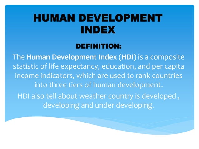 Human Development Index Pptx 9453