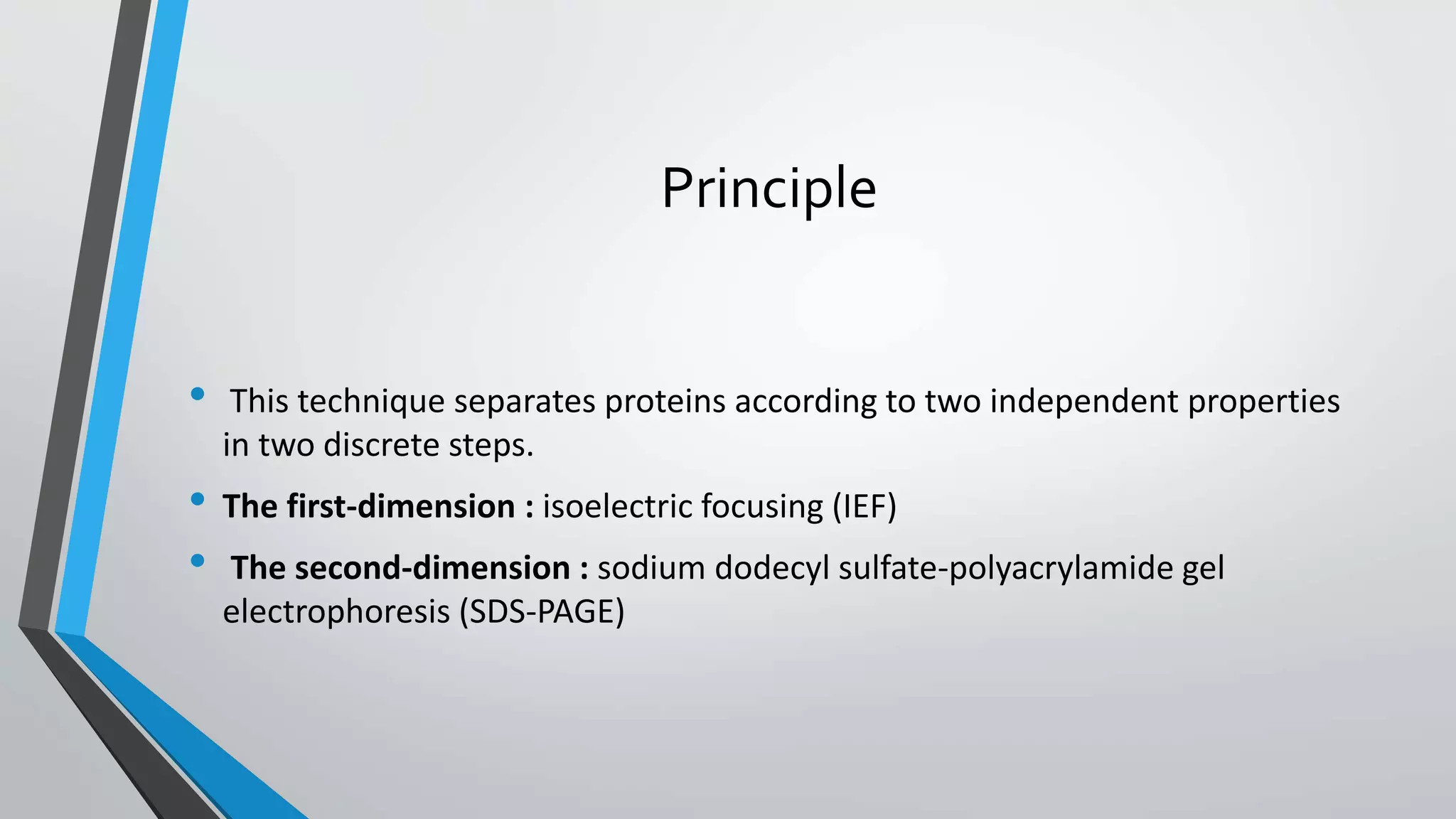 2 -D GEL ELECTROPHORESIS | PPTX