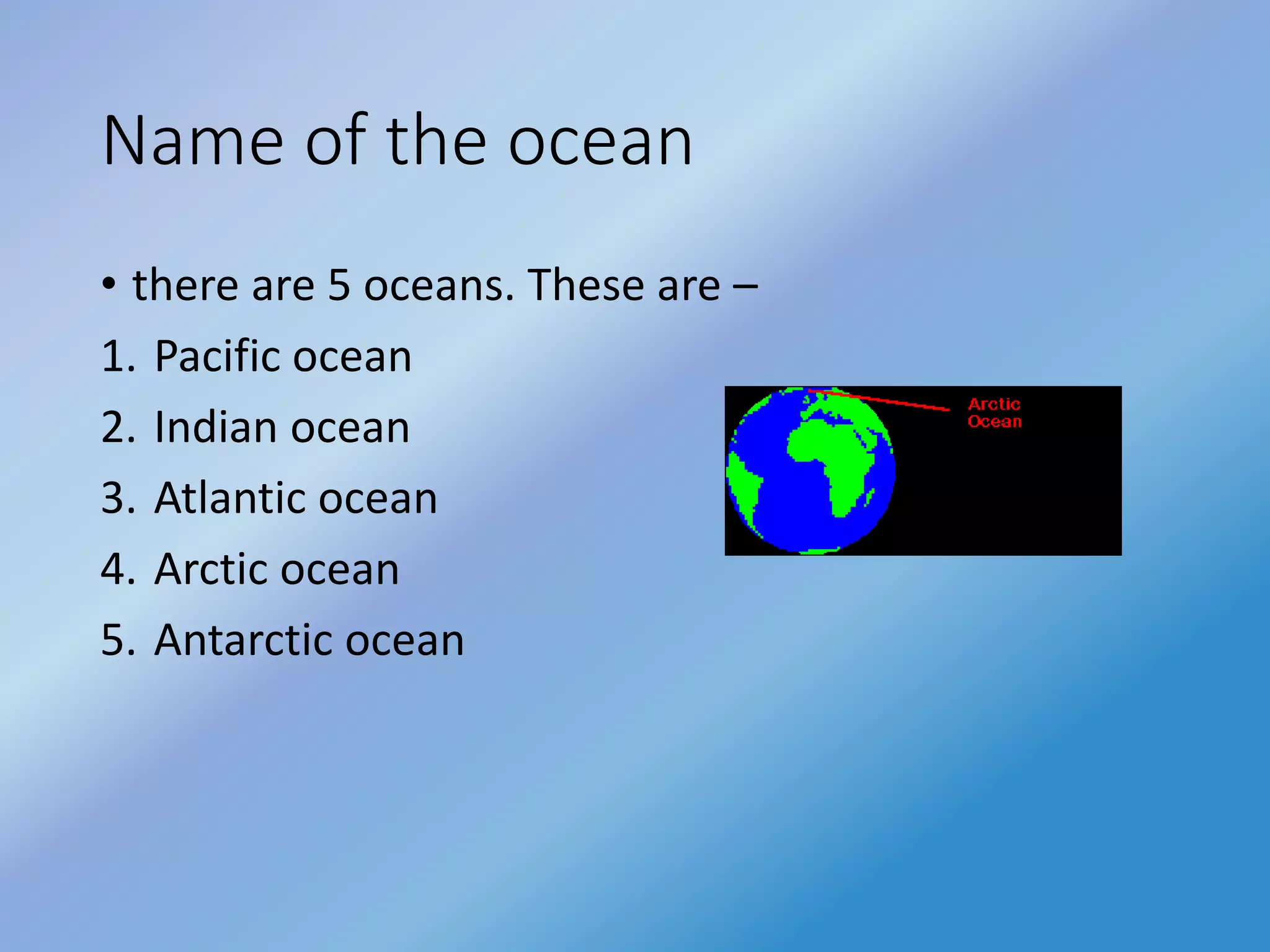 oceanography: waterland, oceans and water, composition of ocean water ...